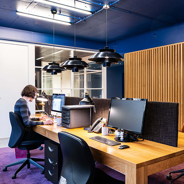 Rent a dedicated desk in a coworking space