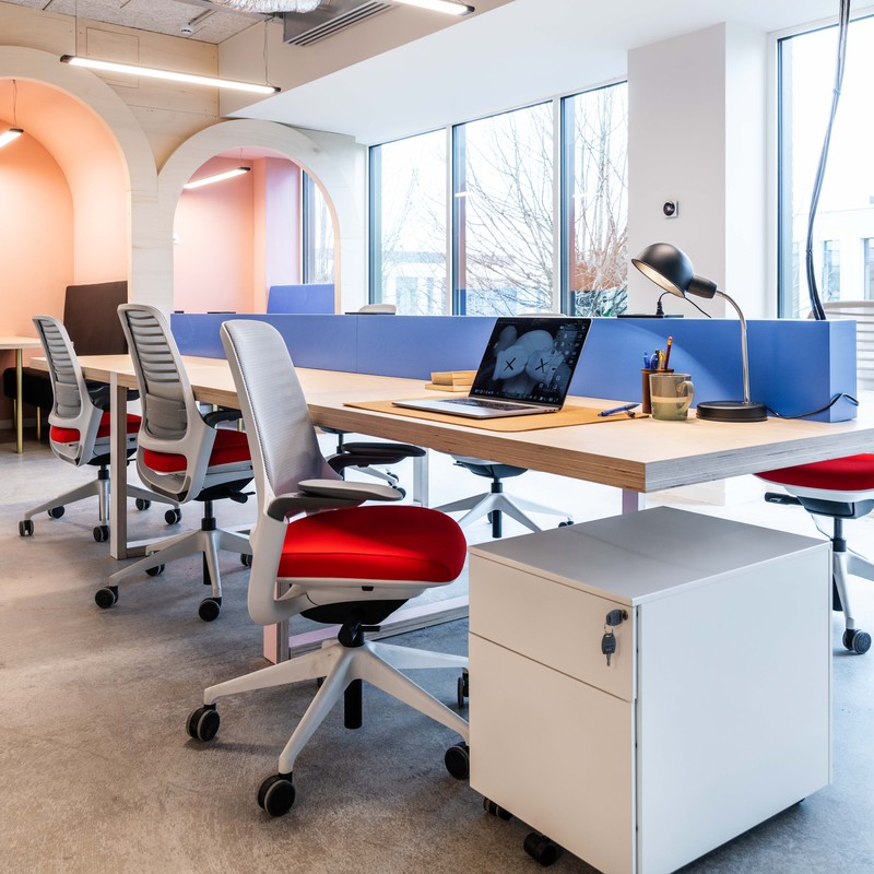Rent a dedicated desk in a coworking space
